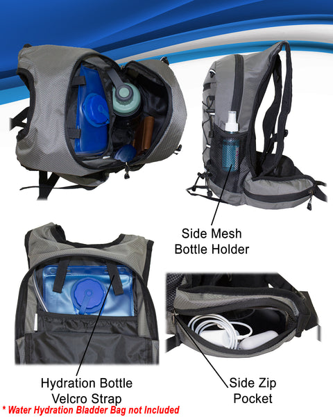 Fino B4498 Tactical Outdoor & Cycling Hydration Water Backpack