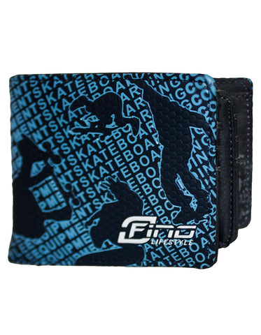 Fino SK-FZ19 Bifold Faux Leather Graffiti Wallet with SD Card Holder