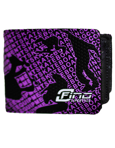 Fino SK-FZ19 Bifold Faux Leather Graffiti Wallet with SD Card Holder