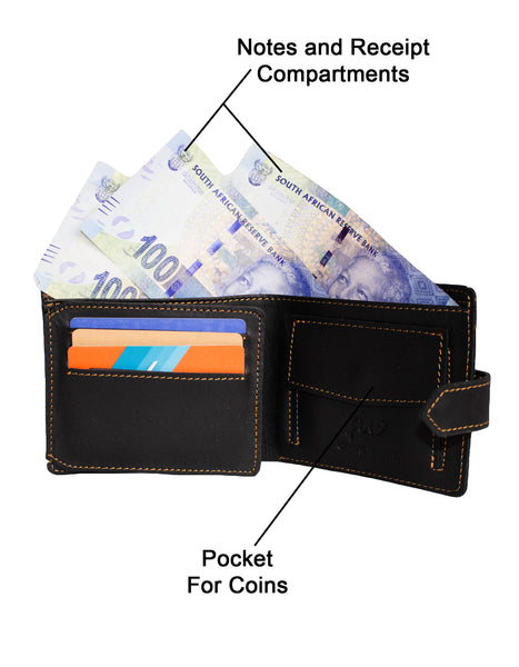 Fino GX-046 Full Grain Soft Genuine Leather Wallet with Box